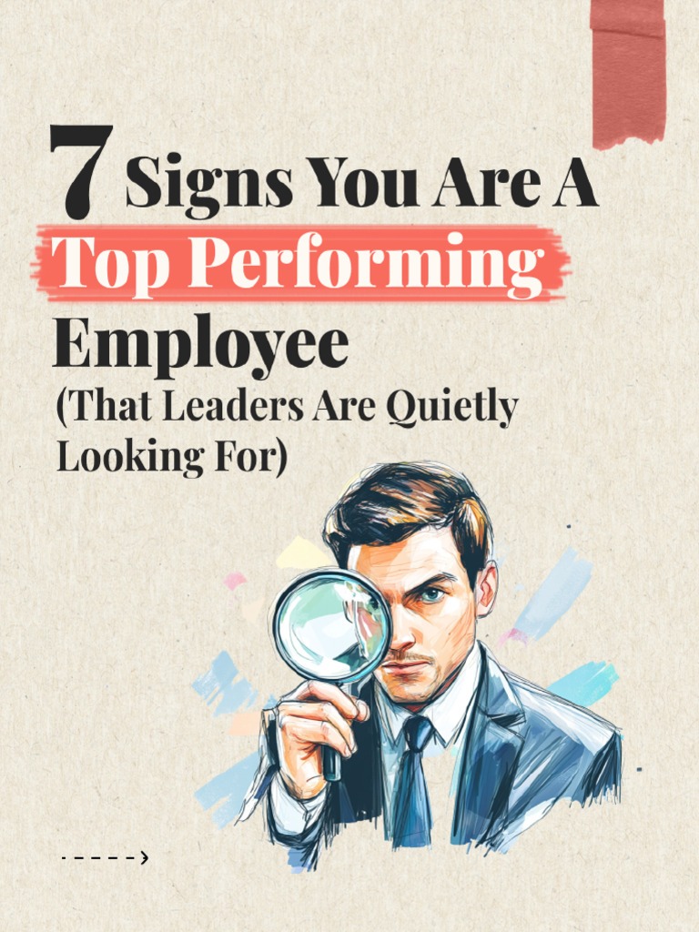 7 Signs You Are A Top Performing Employee | PDF