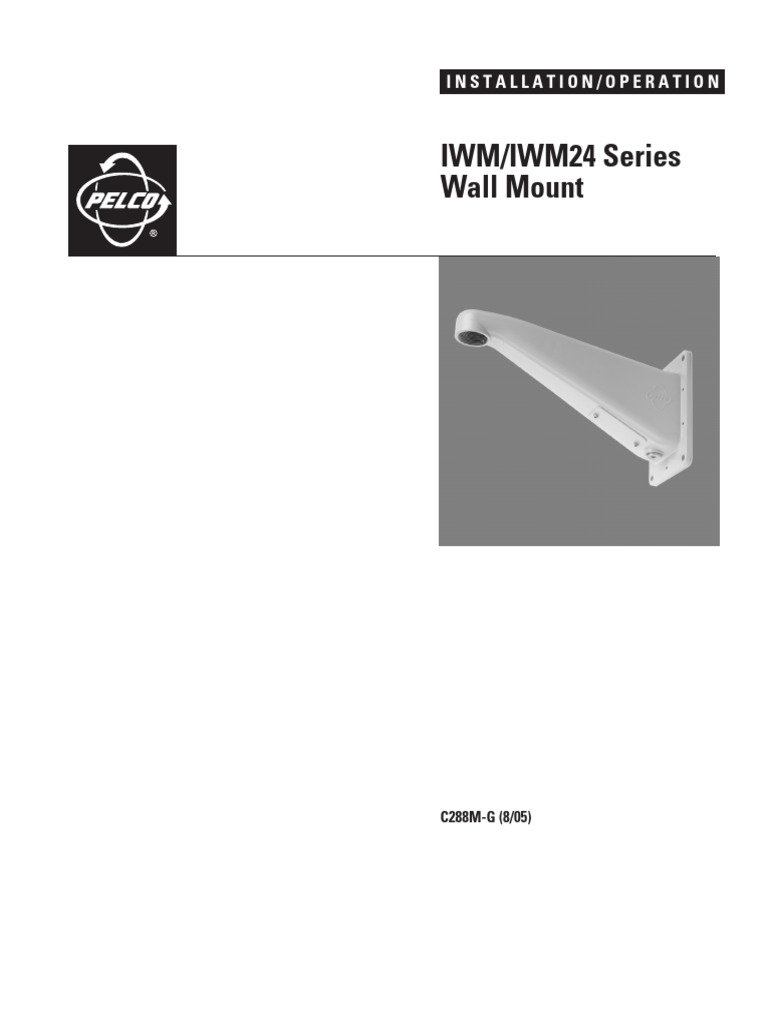 Pelco Iwm24 Manual de Usuario | PDF | Alternating Current | Electrical ...