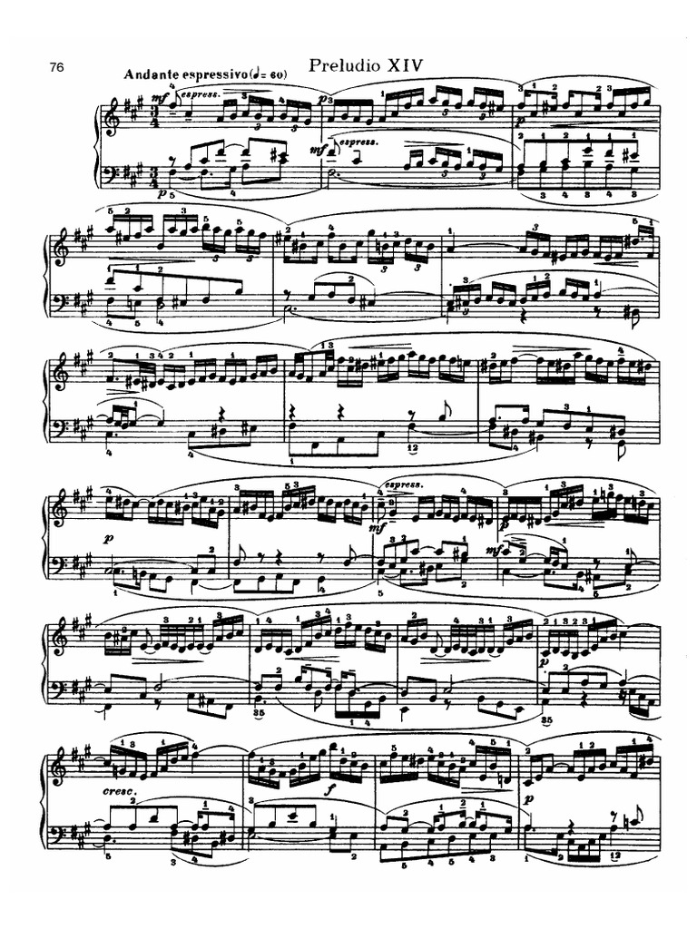 Bach Fis II Mugellini | PDF