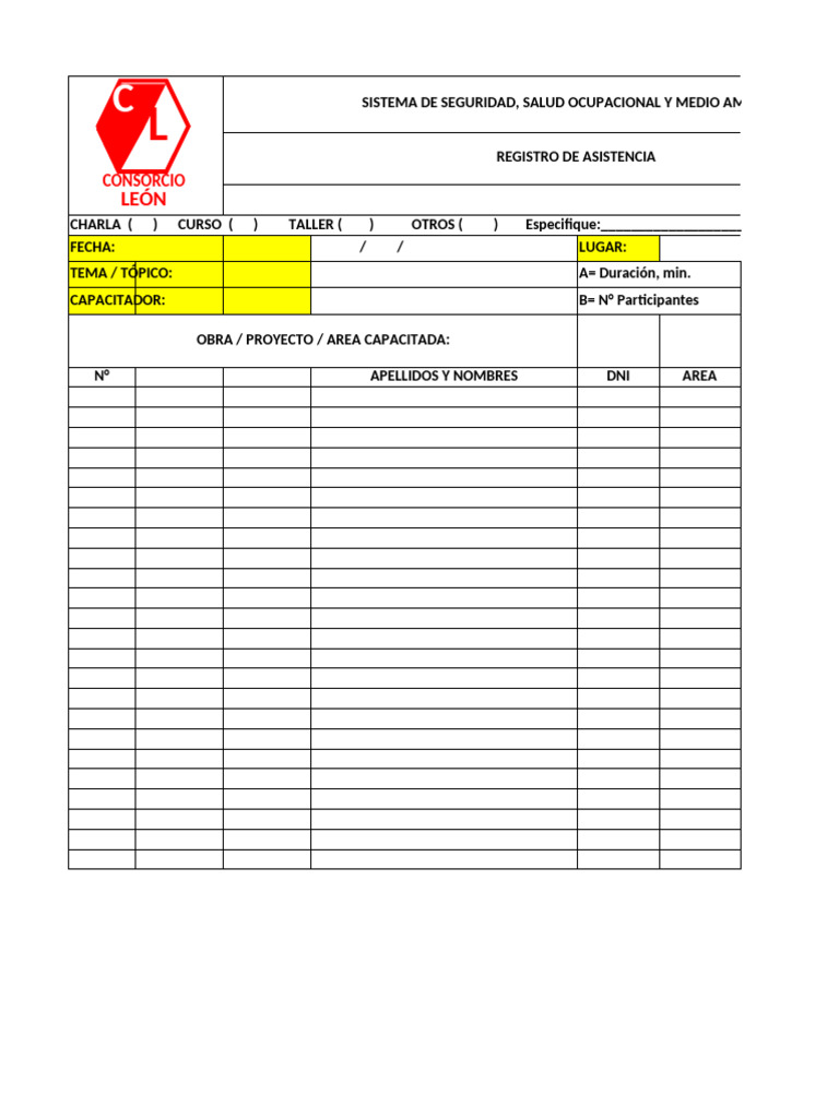 Formato de Charlas | PDF