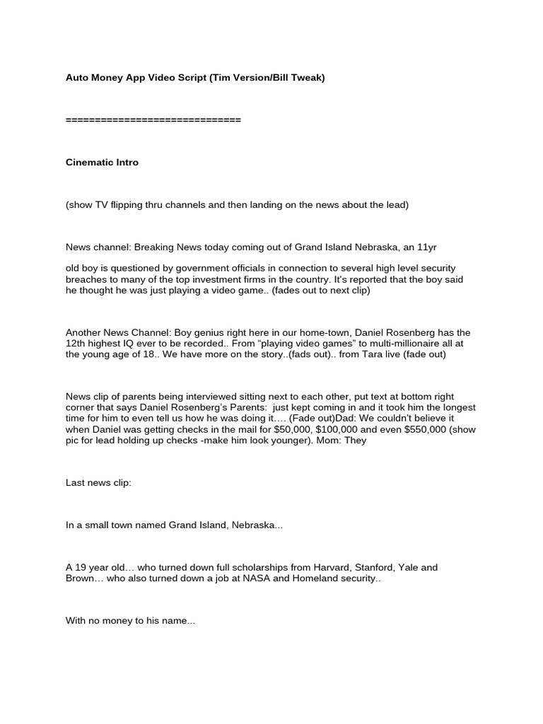 Auto Money App - New Tim Atkinson Launch | PDF | Mathematics