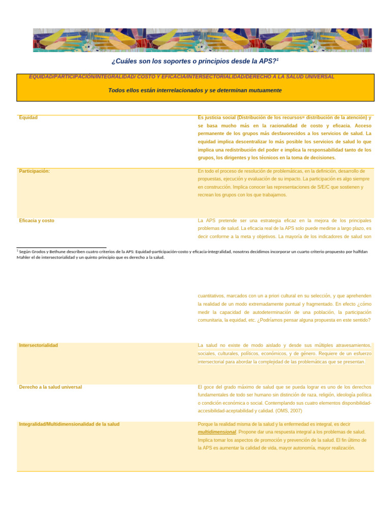 Principios APS | PDF | Toma de decisiones