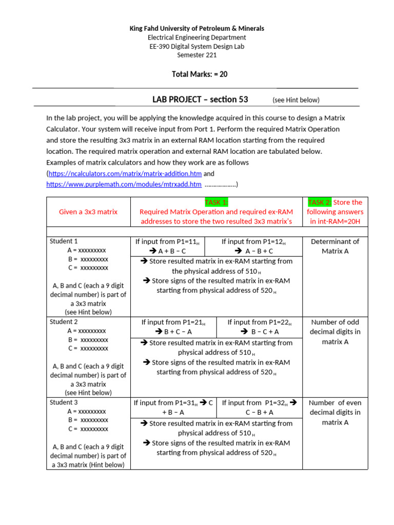 Lab - Project - 221 - Mine - 53 (1) (1) - 2 | PDF | Numbers ...