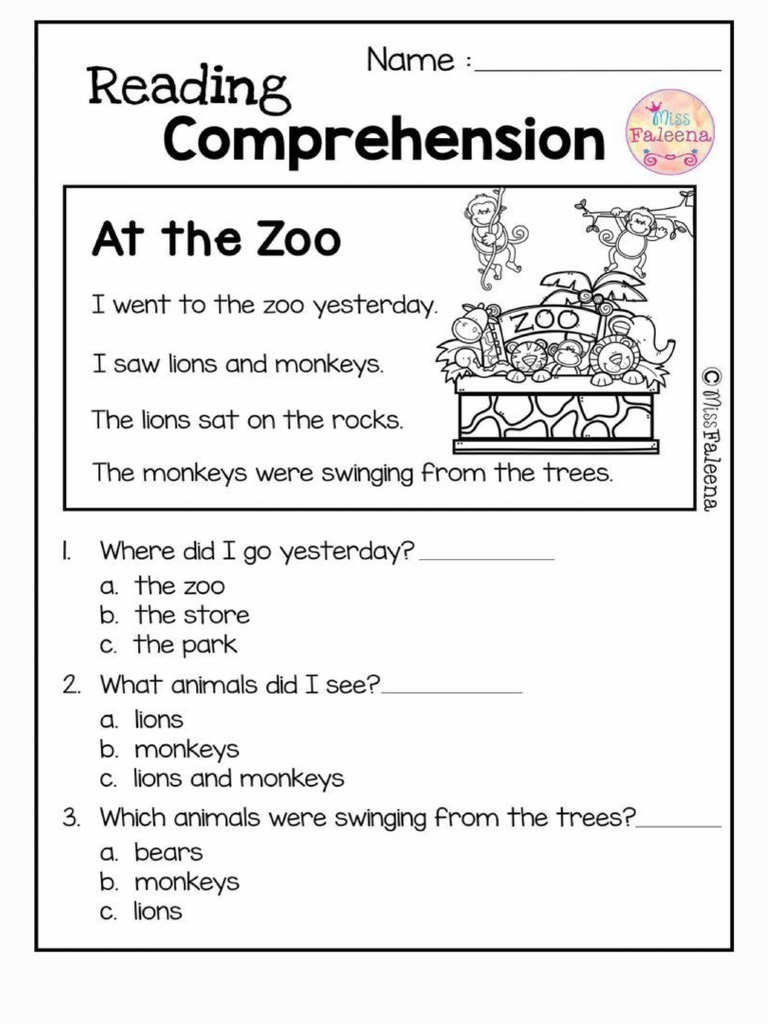 Grade 1 Comprehension Passages | PDF