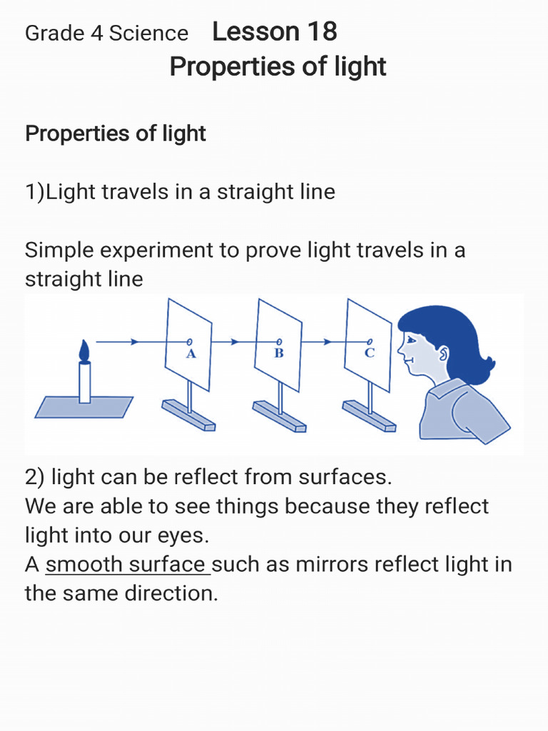 Lesson 18 Grade 4 Science Light | PDF