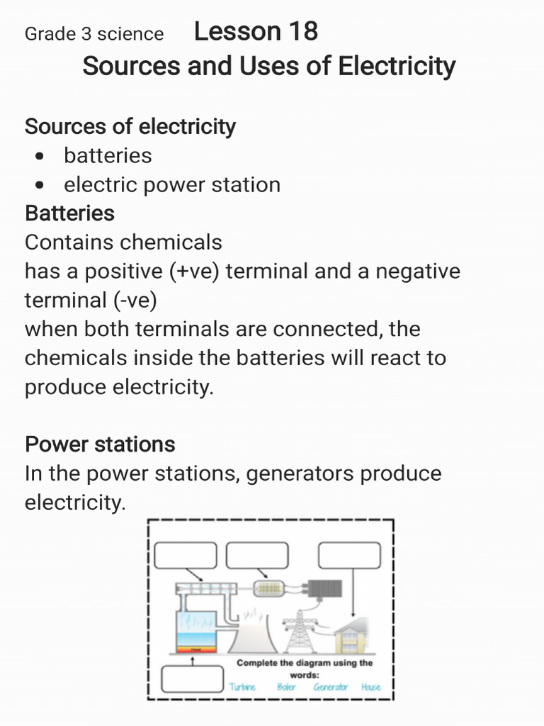 Grade 3 Science Lesson 18 | PDF