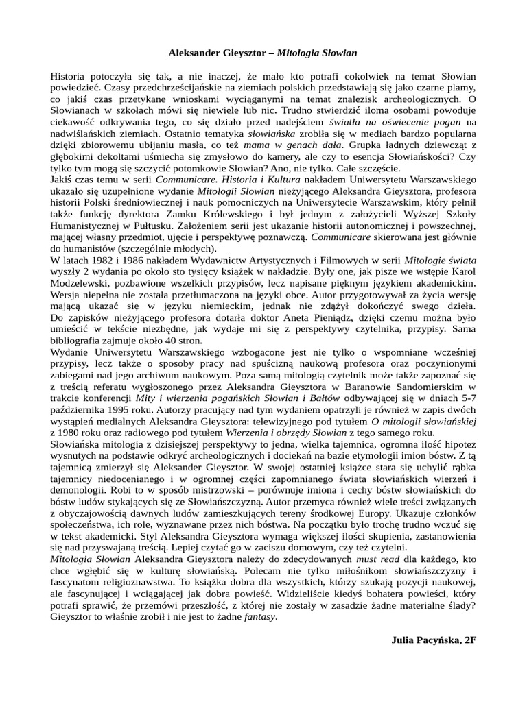 Recenzja, Historia | PDF