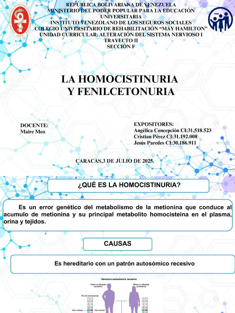 Homocistinuria y Fenilcetonuria. - 20250701 - 075136 - 0000 | PDF