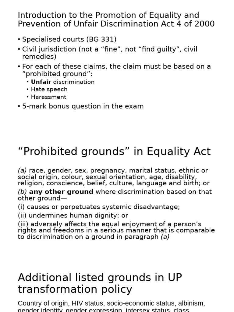 JUR 120 Discrimination Examples (ClickUP Version) | PDF | Discrimination | Hair