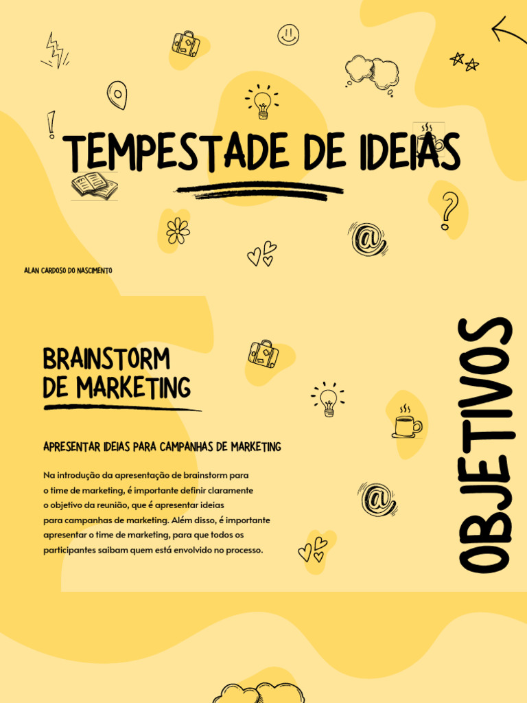 Tempestade de Ideias - Exemplo de Como Aplicar | PDF