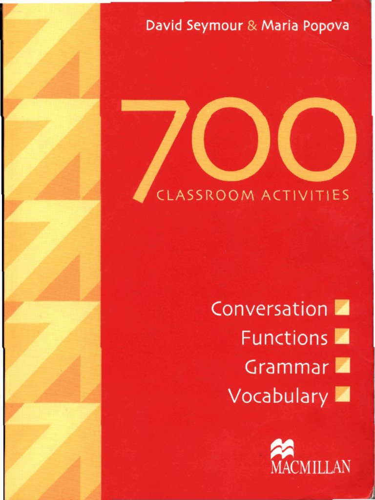 Classroom Activities English Pdf
