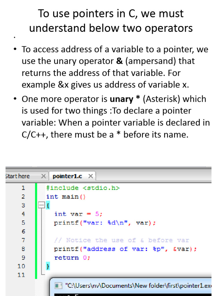 Lec-7 Pointers in C Programming | PDF