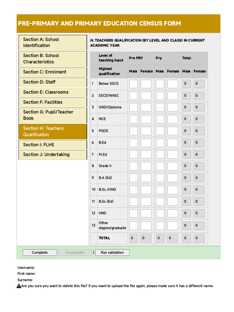 Education Management Information System | PDF | Educational Stages | Qualifications