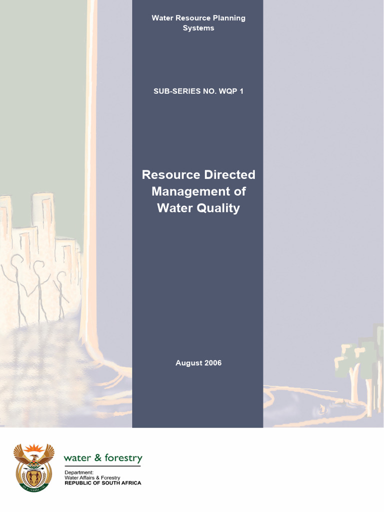 Resource Directed Management of Water Quality Series - September 2006 ...