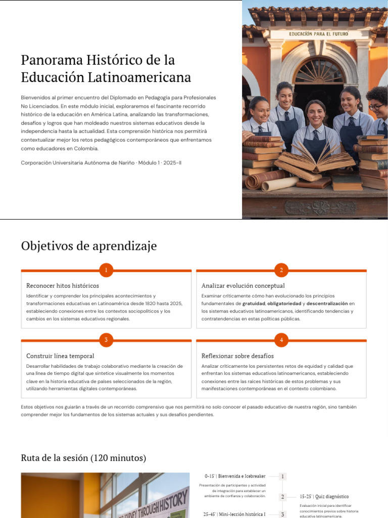 ENCUENTRO 1 Panorama Historico de La Educacion Latinoamericana | PDF ...
