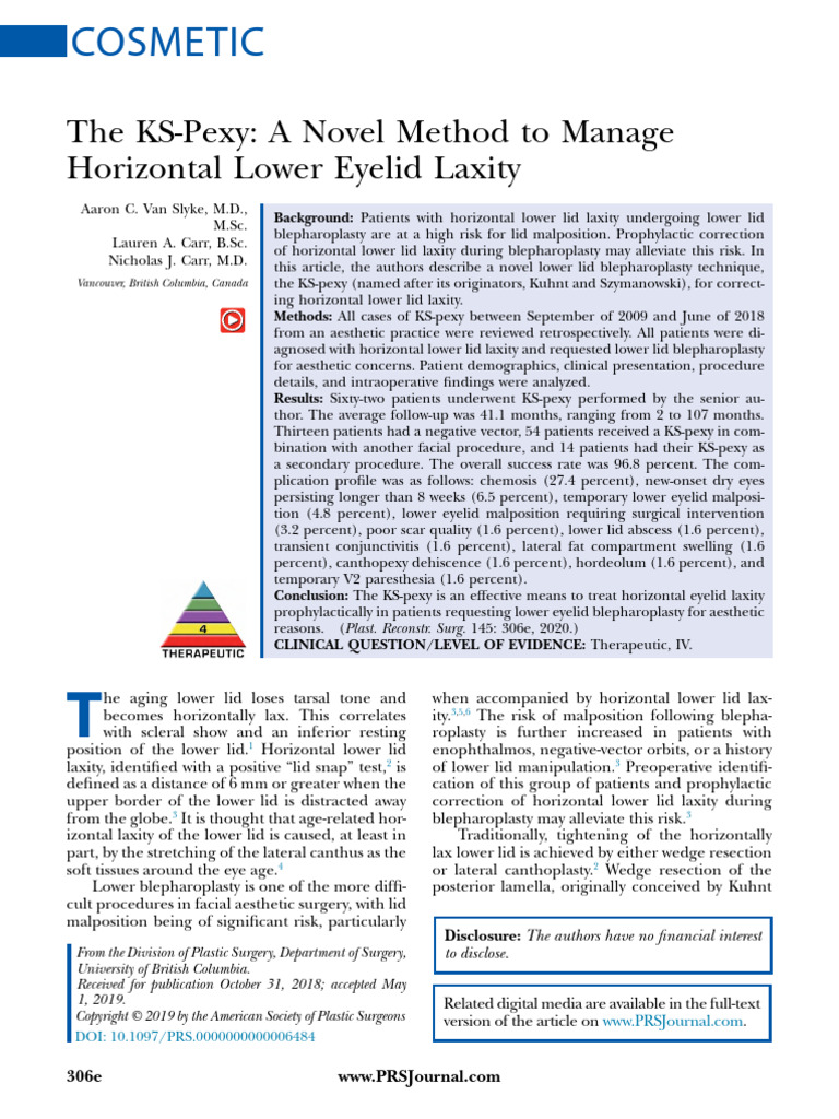 The KS Pexy A Novel Method To Manage Horizontal2 250614 074729 | PDF ...