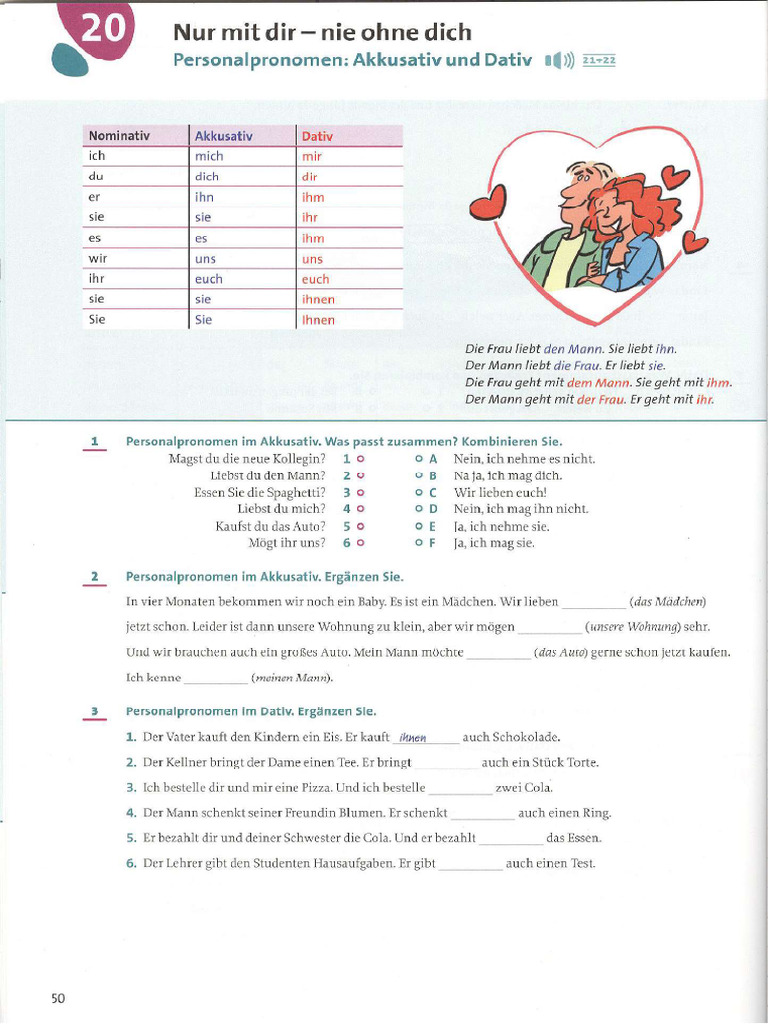 Dativ Und Akk ! | PDF