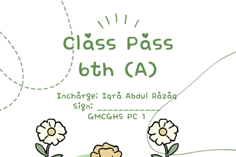 Class Pass 6th A | PDF