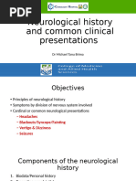 Headache History Taking Guide | PDF | Headache | Meningitis