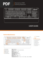 REDRAGON K630RGB Keyboard Guide | PDF | Computer Keyboard | Computing