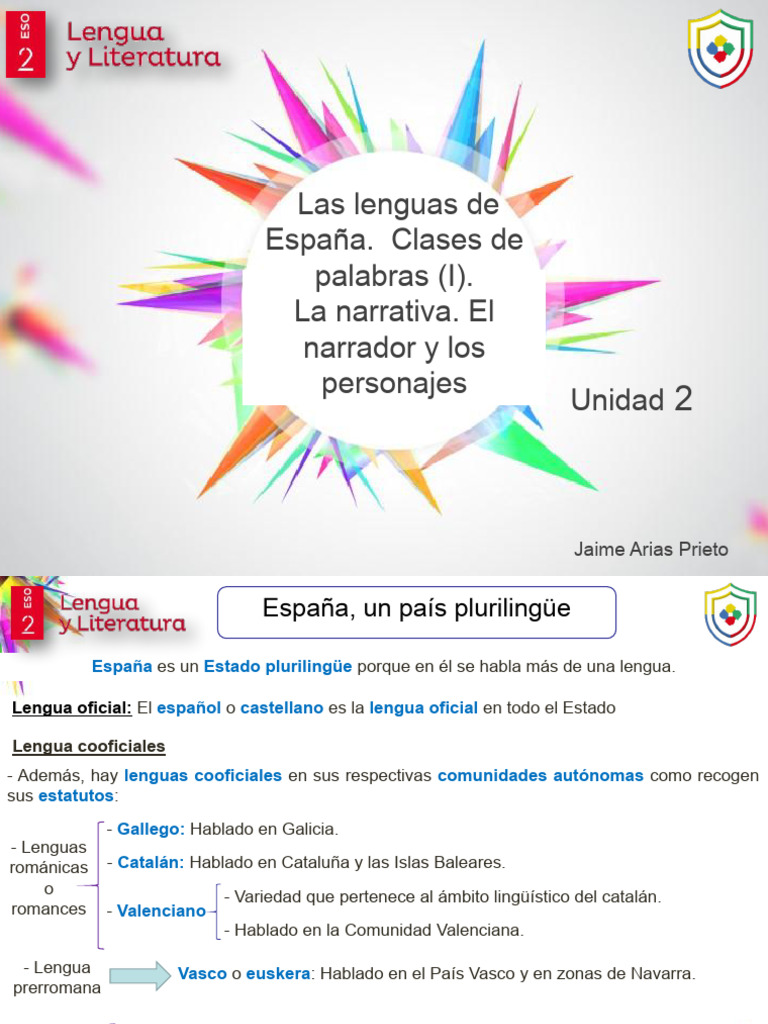 Ud.02 Las Lenguas de Espana Lomloe | PDF | Adjetivo | Idiomas