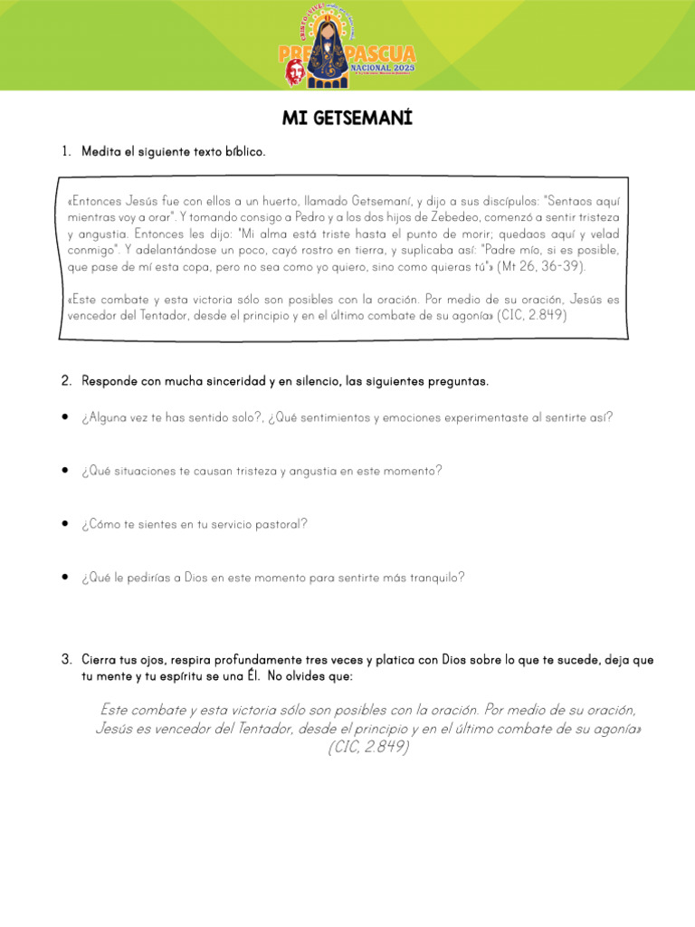 Mi Getsemaní | PDF