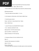 Behringer X32 Workflow Guide | PDF