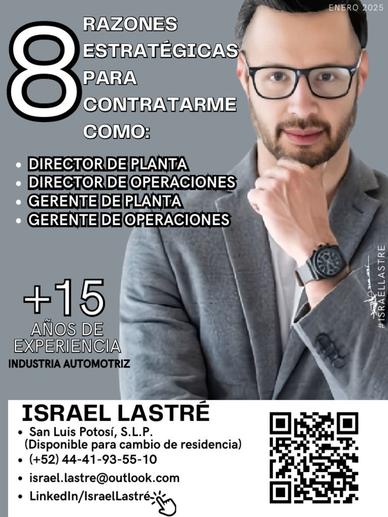8 Razones Estrat Gicas para Contratarme. 1737497559 | PDF | Lean Manufacturing | Inventario