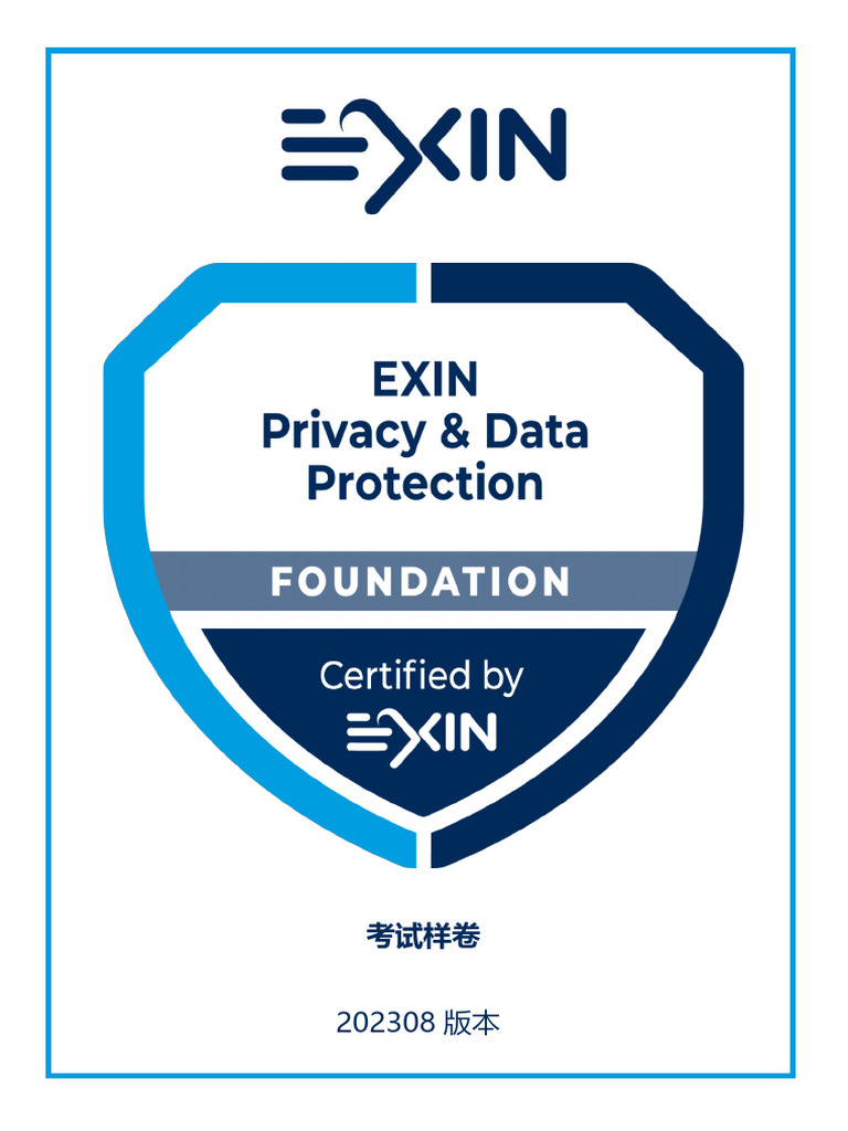 EXIN Privacy & Data Protection Exam Guide | PDF | Privacy | Information ...