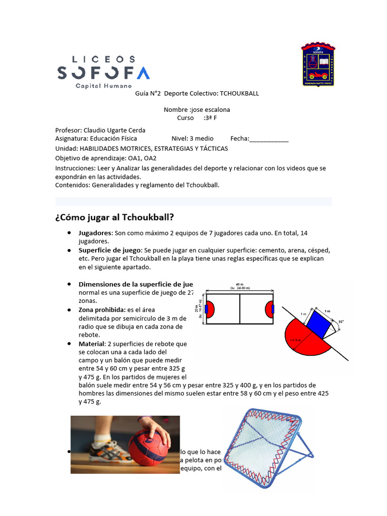 Guia Tchoukball | PDF | Pelota | Defensor (Asociación de Fútbol)