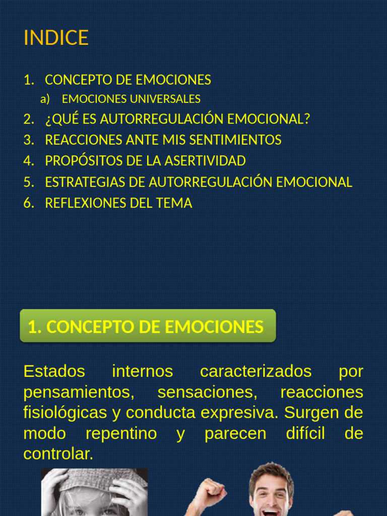 AUTOREGULACION | PDF | Las emociones | Autorregulación emocional