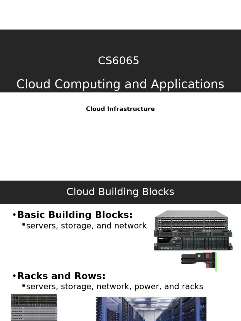 Cloud Computing Infrastructure Overview | PDF | Cloud Computing ...