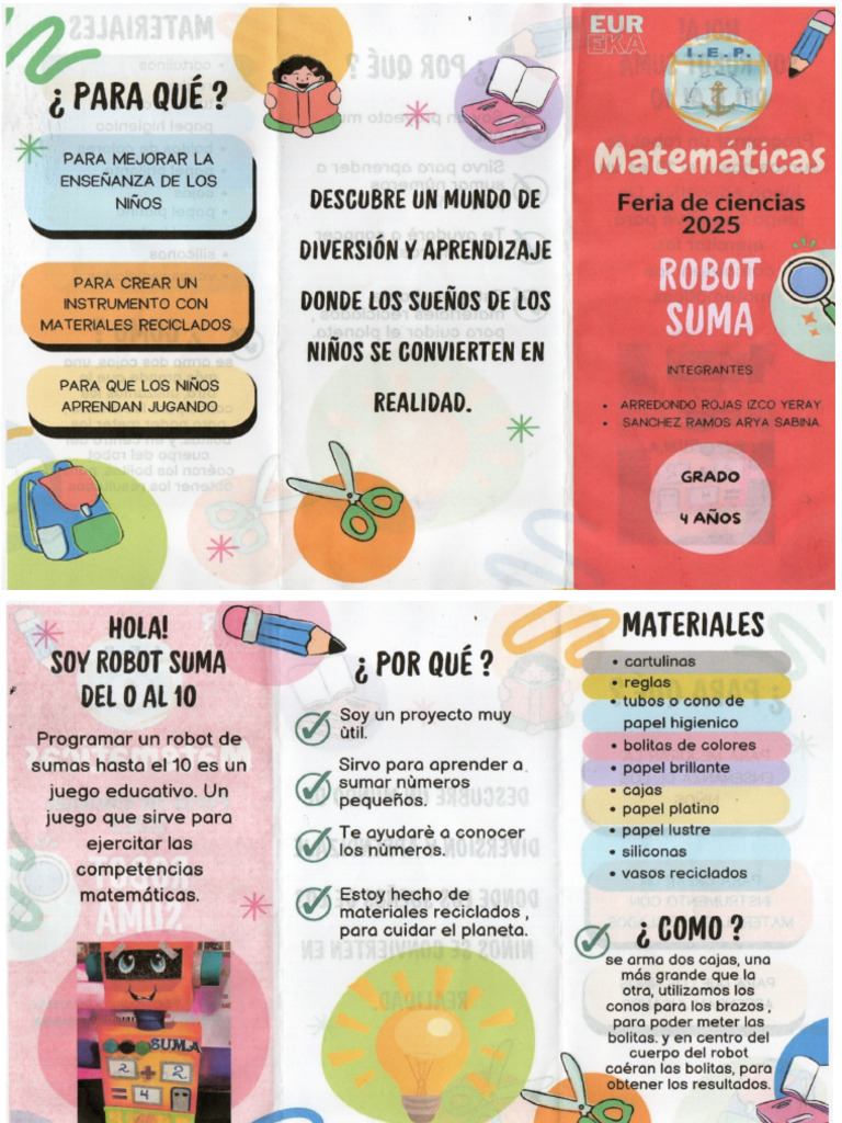 Triptico Robot | PDF