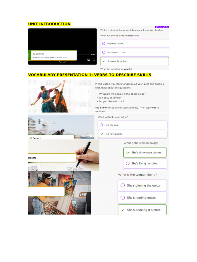 Cambridge Unit 8 | PDF