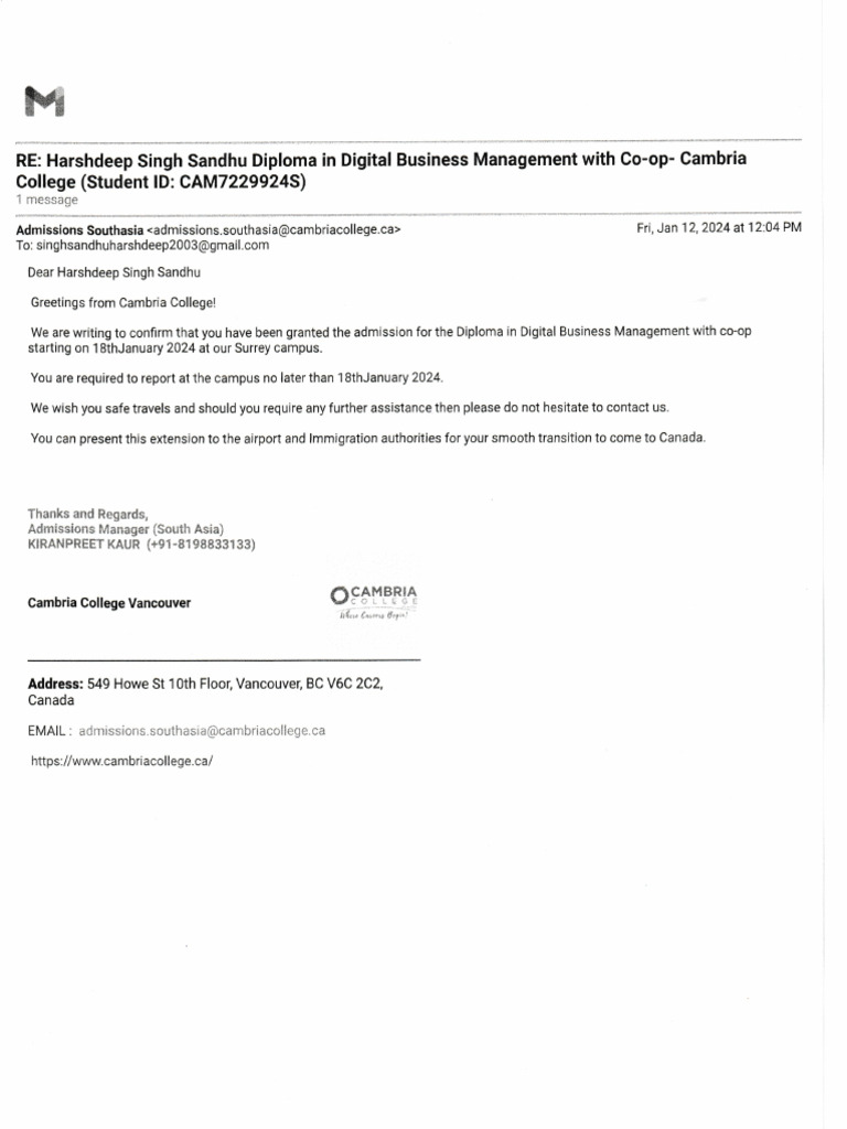 College Docs | PDF