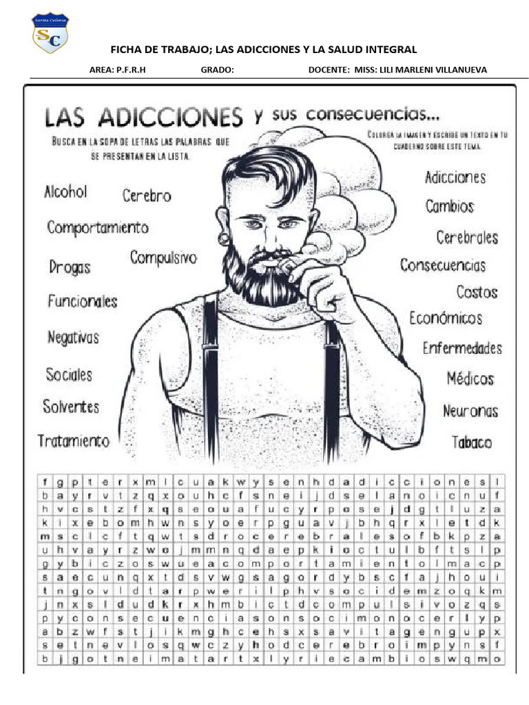 Ficha de Adicciones | PDF
