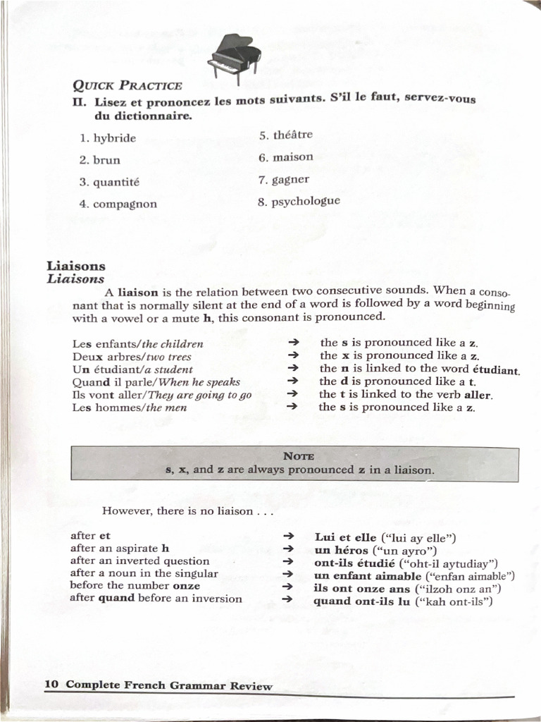 Liaisons | PDF