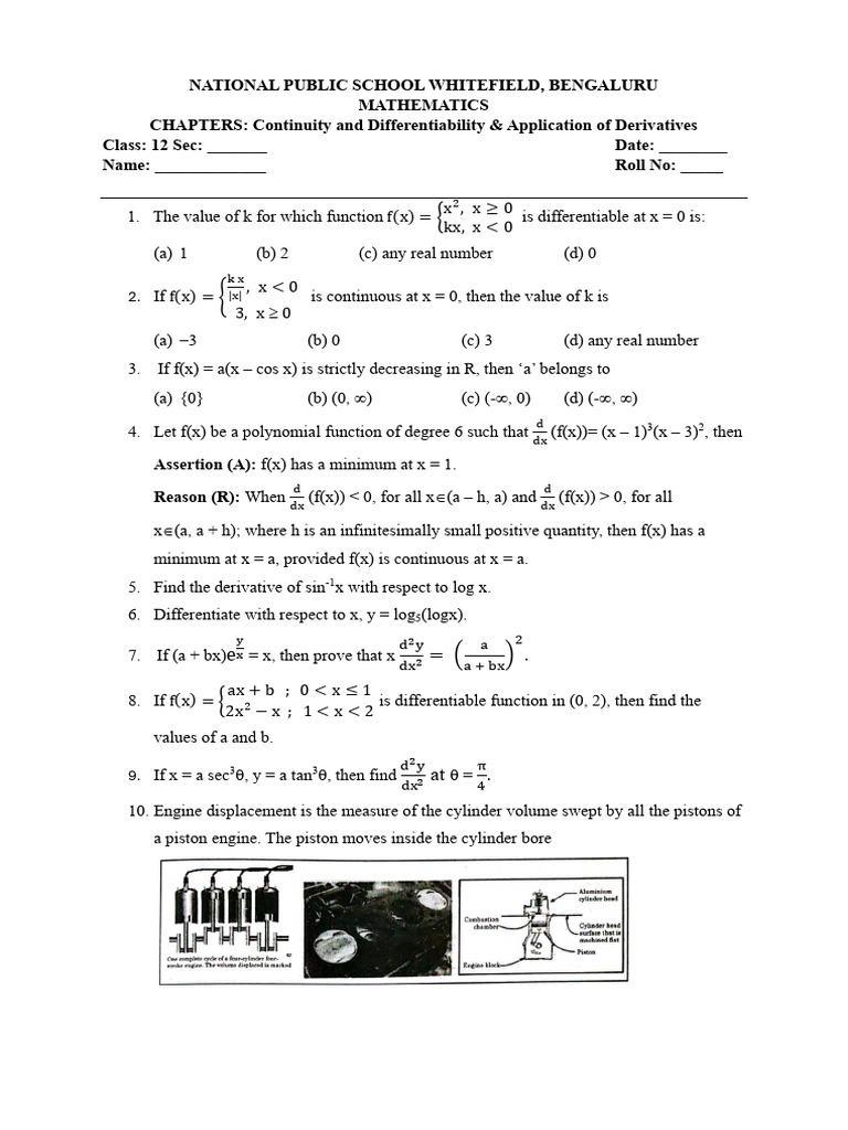 G12 Weekend Worksheet CH5&6 | PDF | Mathematics | Mathematical Analysis