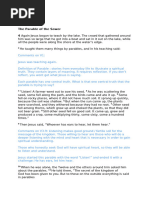 Parable of Sower | PDF