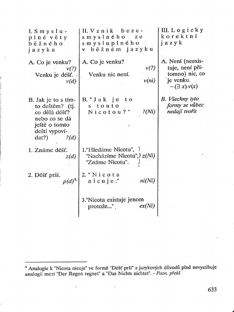 Carnap Překonání Metafyziky 12 | PDF