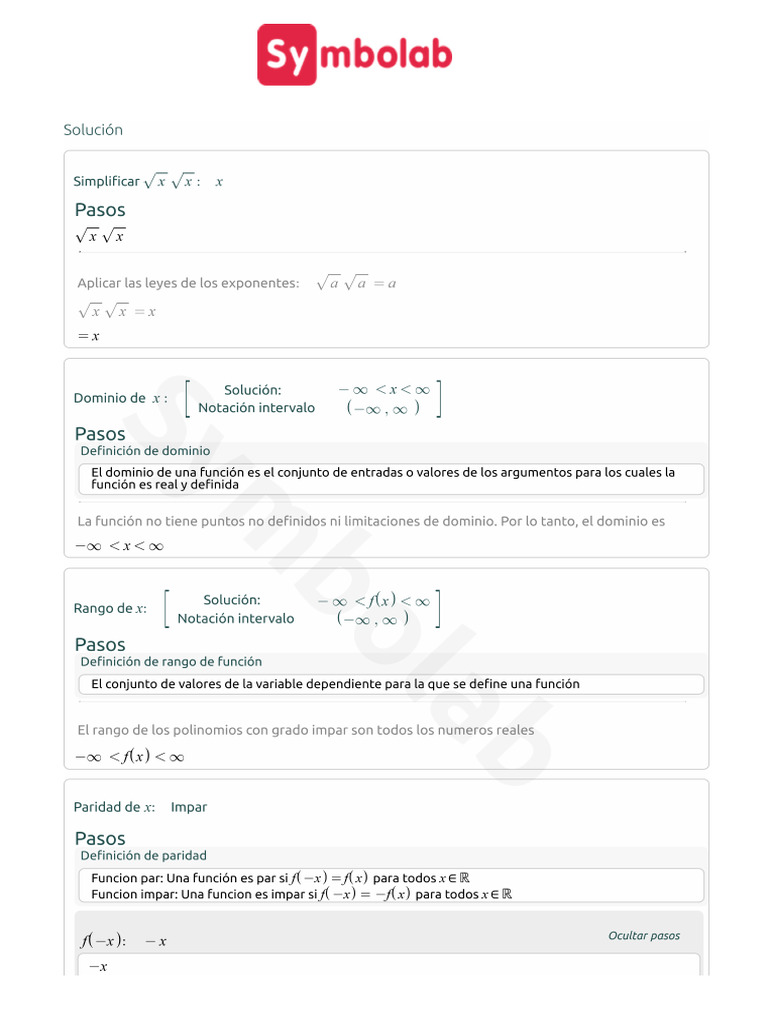 Symbolab Solutions 0 | PDF
