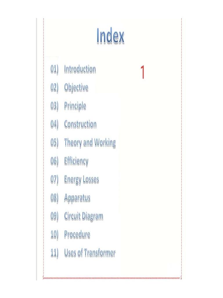 Project Transformer Class 12 | PDF