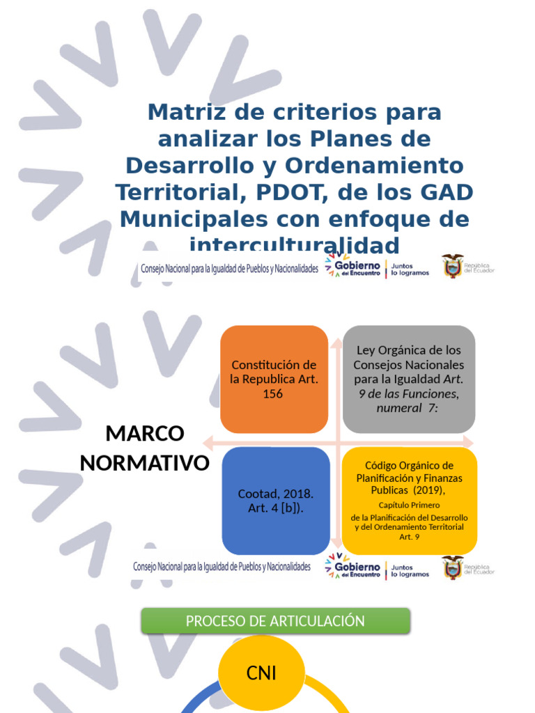 Presentacion - Pdot. | PDF | Gobierno