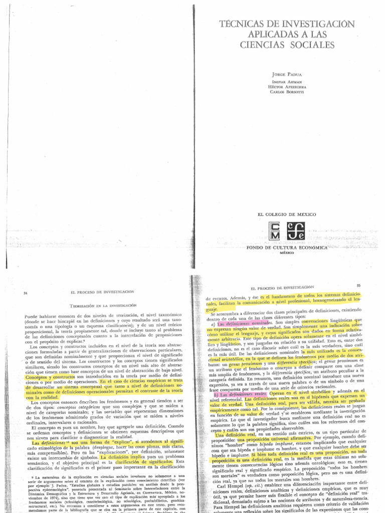 4 - Padua, Jorge Et Al - Técnicas de Investigación Aplicada A Las ...