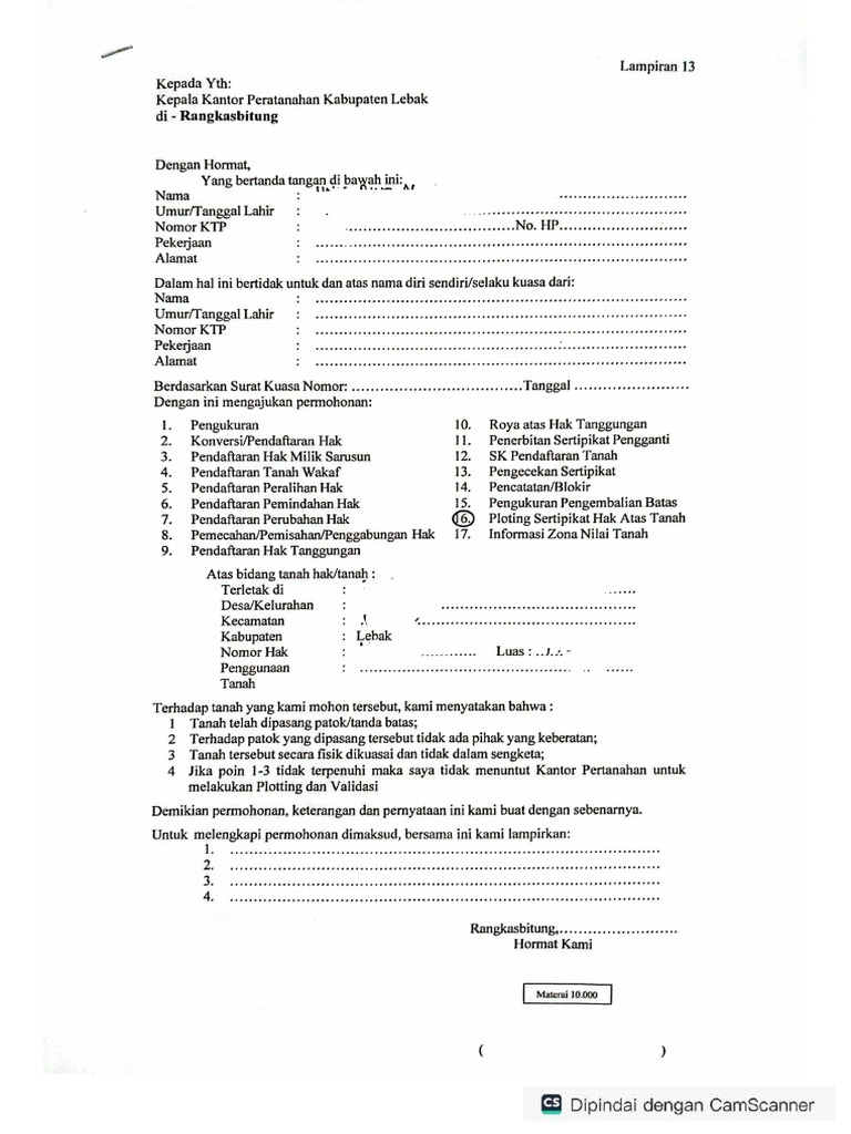Lampiran 13 Lebak | PDF