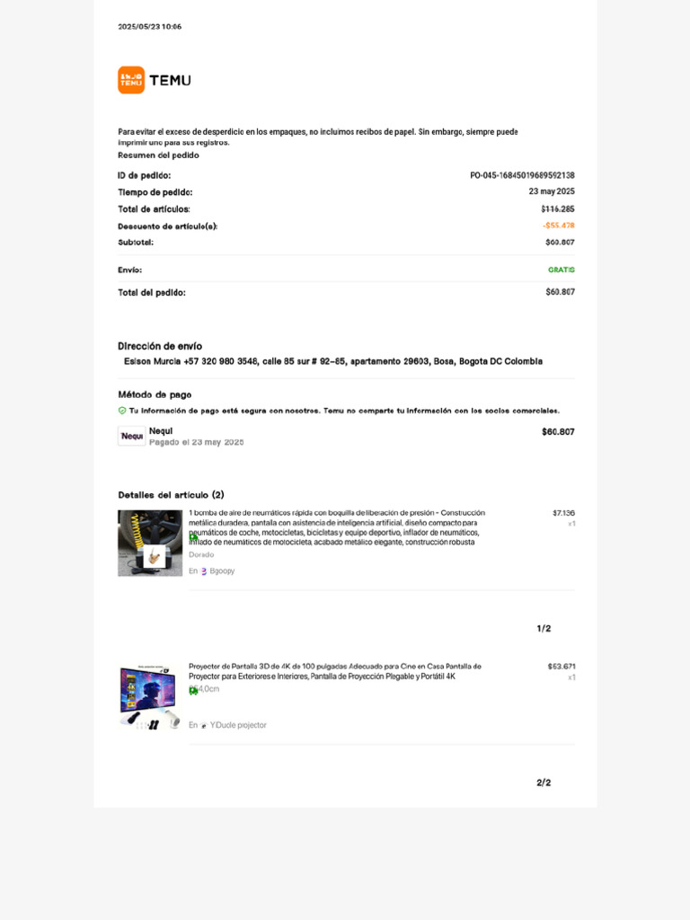 Temu Web Document | PDF