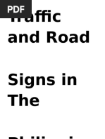 Complete LTO Traffic Signs Guide | PDF | Traffic | Traffic Light