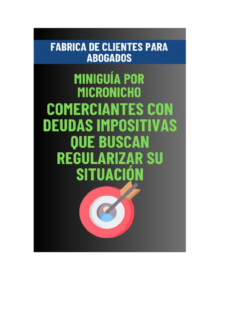 Micronicho Comerciantes Con Deudas Impositivas Que Buscan Regularizar ...