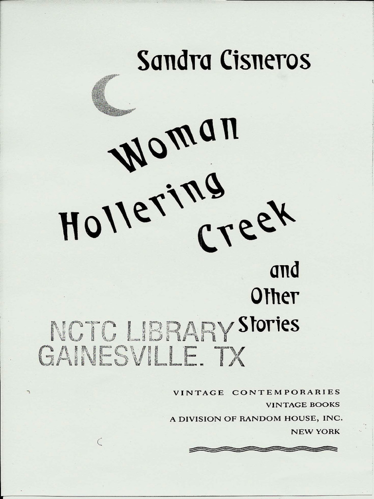 Cisneros - Woman Hollering Creek | PDF