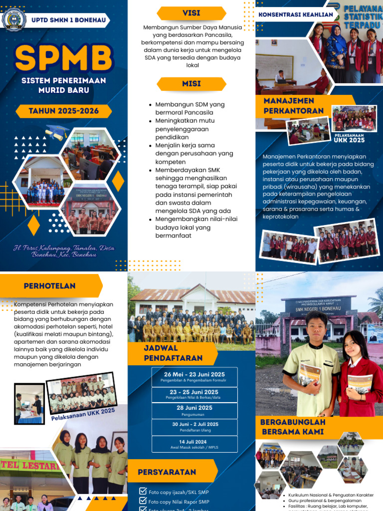 Brosur Pendaftaran SPMB SMK 2025 | PDF
